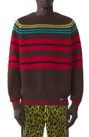 LANVIN Striped Sweater In Wool And Cashmere
