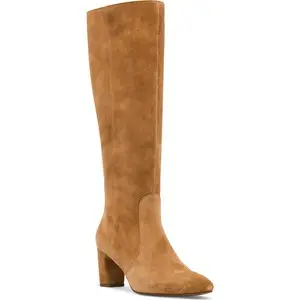 Blondo Mindy Knee High Leather Boot Camel Suede