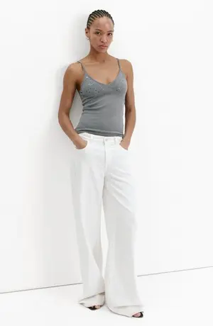 Mango Sequin Knit Camisole
