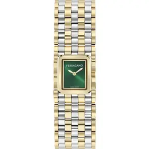 FERRAGAMO Mancette Two-tone Bracelet Watch - Two Tone