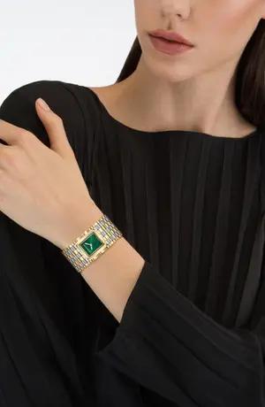 FERRAGAMO Mancette Two-tone Bracelet Watch