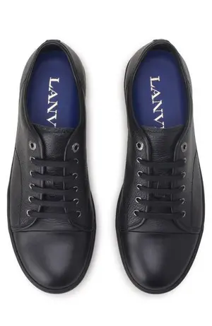 LANVIN Dbb1 Sneakers In Nappa And Grained Leather - Black