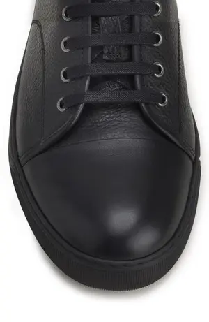 LANVIN Dbb1 Sneakers In Nappa And Grained Leather - Black