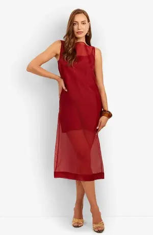 Trina Turk Roselle Dress Barolo