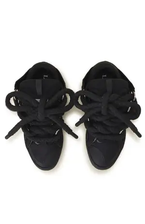 LANVIN Curb Snake Sneakers In Leather