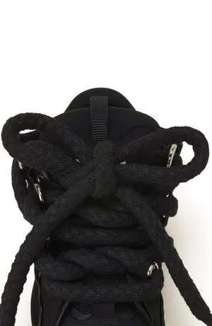 LANVIN Curb Snake Sneakers In Leather