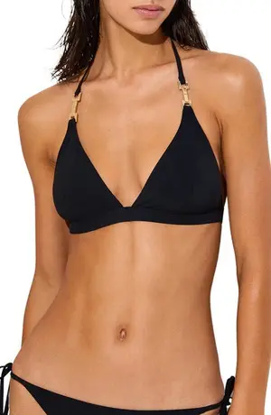 REISS Riah Halter Bikini Top