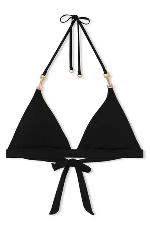 REISS Riah Halter Bikini Top