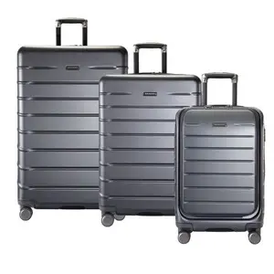 RICARDO BEVERLY HILLS Santa Rosa Hardside Expandable Luggage Set - Graphite