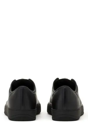 LANVIN Dbb1 Zip Leather Sneakers - Black