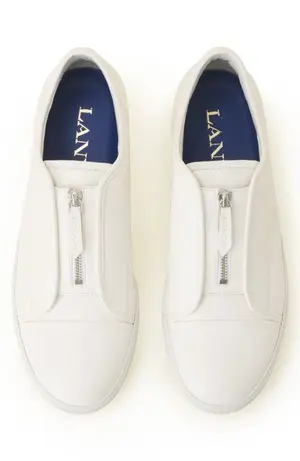 LANVIN Dbb1 Zip Sneakers In Leather