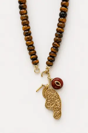 DANIELA MILLAN JEWELRY Golden Beaded Necklace