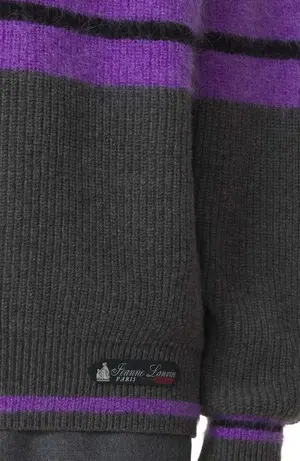 LANVIN Striped Sweater In Wool And Cashmere