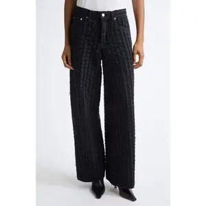 HAIKURE Bethany Wide Leg Jeans - Black