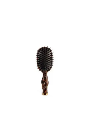TELETIES Mini Boar Hair Brush - Tortoise