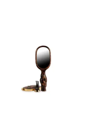 TELETIES Mini Boar Hair Brush - Tortoise
