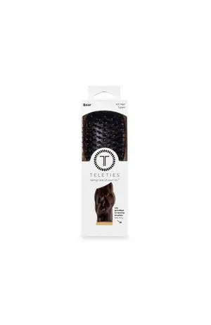 TELETIES Mini Boar Hair Brush - Tortoise
