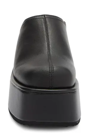 Jeffrey Campbell Waveform Leather Platform Wedge Mule