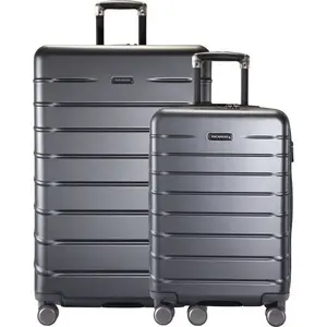 RICARDO BEVERLY HILLS Santa Rosa Hardside Expandable 2 Piece Set 20" Carry On & 28" Checked Spinner - Graphite