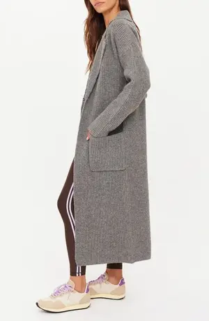 The Upside Oli Knit Wool Cardigan Coat