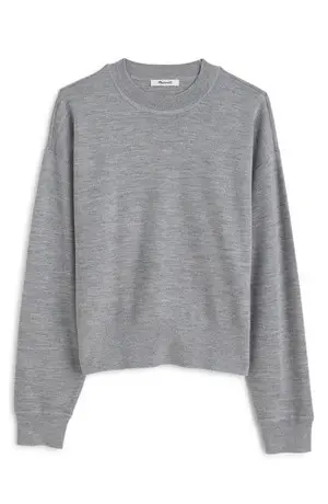 Madewell Relaxed Crewneck Wool Blend Sweater