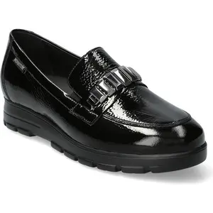 Mephisto Carlyne Leather Loafer Black 1014n