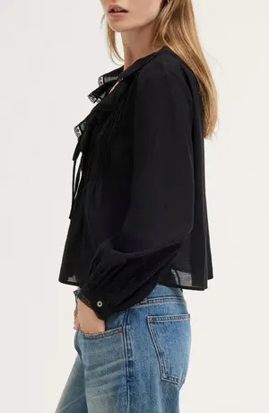 Madewell The Georgina Long Sleeve Voile Top