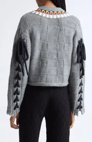YANYAN Frosty V-neck Jacket