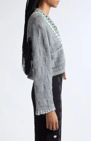 YANYAN Frosty V-neck Jacket