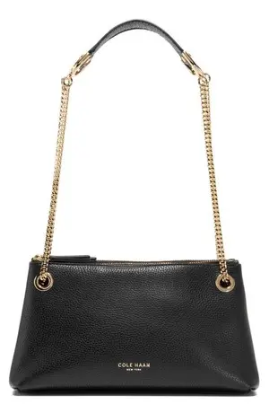 Cole Haan Vivianne Leather Crossbody Bag Black