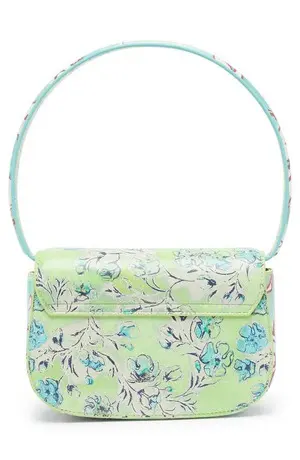 DIESEL® 1dr Faux Leather Shoulder Bag - Lime/green