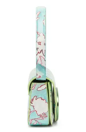 DIESEL® 1dr Faux Leather Shoulder Bag - Lime/green
