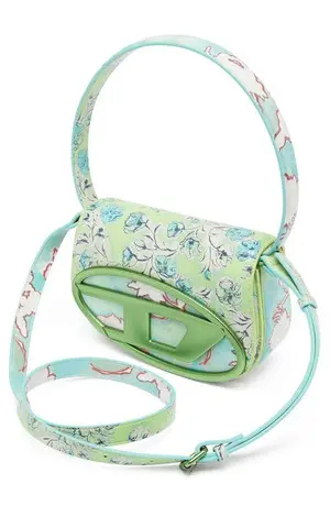 DIESEL® 1dr Faux Leather Shoulder Bag - Lime/green
