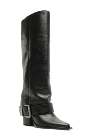 Schutz Parker Knee High Boot Black