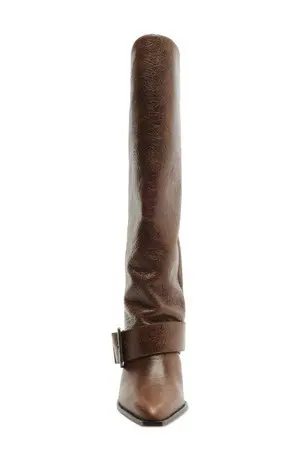 Schutz Parker Knee High Boot - Desert Brown