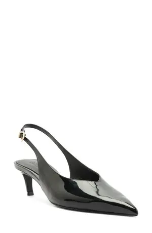 Schutz Alicia Leather Slingback Pump
