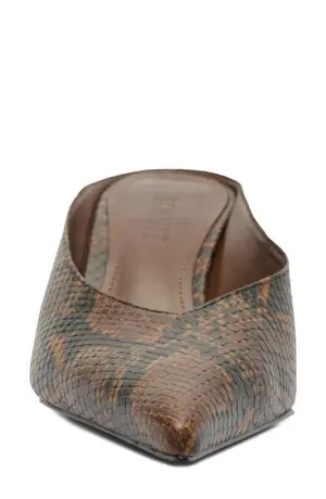 Schutz Siena Pointed Toe Wedge Mule - Brown