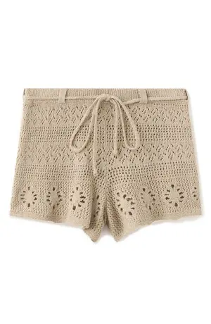 Mango Crochet Shorts