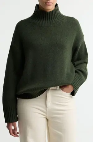 Barbour Woodhouse Wool & Cashmere Sweater - Olive