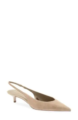 Mango Cande Pointed Toe Slingback Pump
