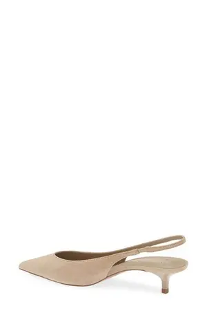 Mango Cande Pointed Toe Slingback Pump