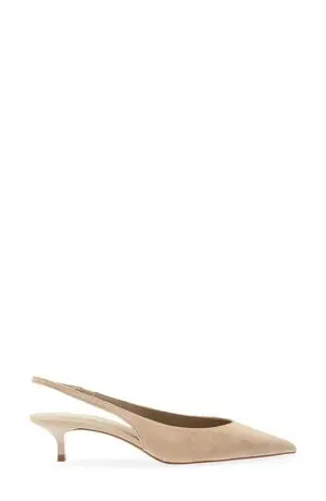 Mango Cande Pointed Toe Slingback Pump