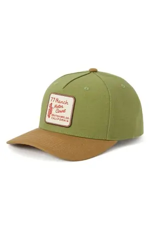 Brixton Ranch Moto Court Snapback Cap