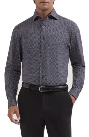 Bugatchi Devon Ooohcotton Long Sleeve Button-up Shirt