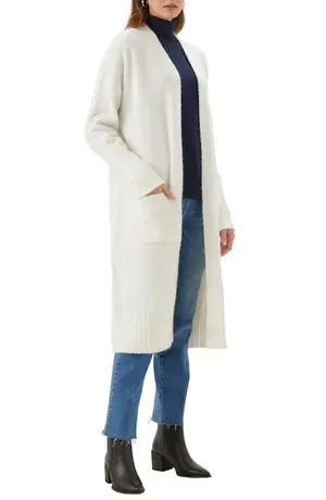 Karen Kane Long Cardigan - Ivory