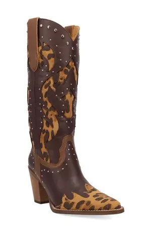 DINGO Untamed Genuine Calf Hair Western Boot