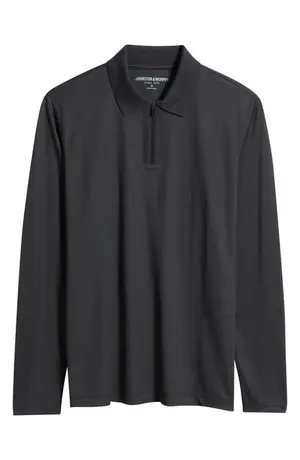 Johnston & Murphy Cochran Long Sleeve Zip Polo