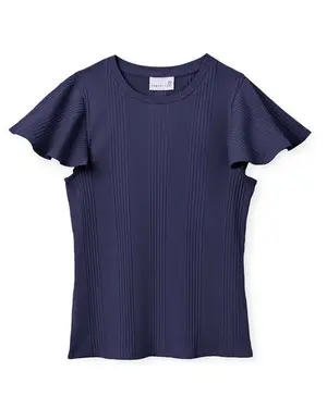 CARTOLINA Sonia Knit Top - Midnight Blue