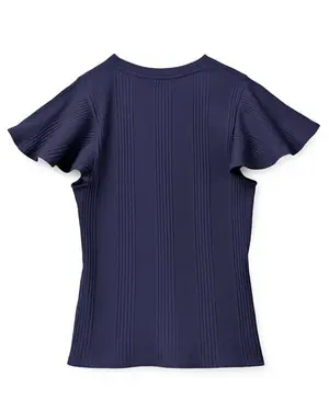 CARTOLINA Sonia Knit Top - Midnight Blue