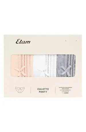 ETAM Yasmine 3-pack Lace Trim Bikini Panties
